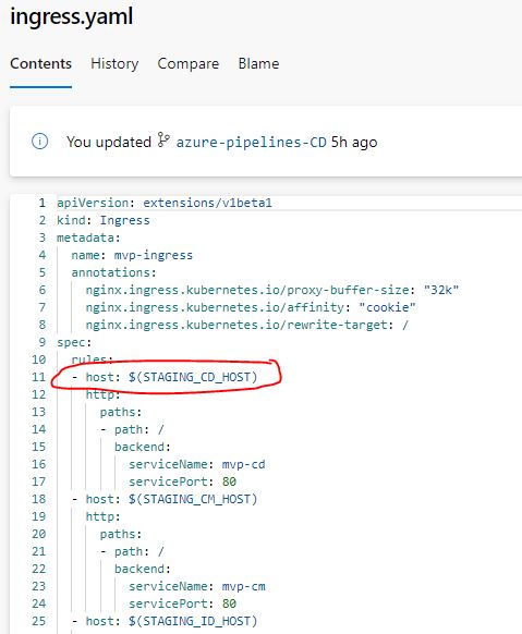 Unable to run the Azure DevOps pipeline: "An image does not exist locally with the tag" while ...