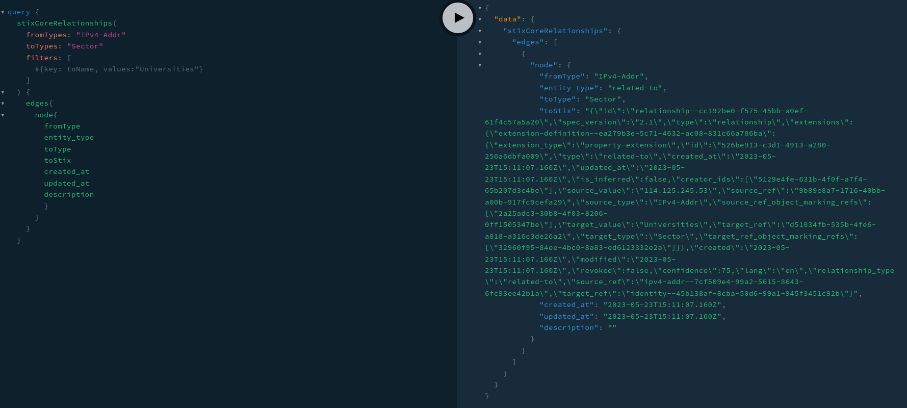 Filtering Observables by Sector · Issue #3379 · OpenCTI-Platform/opencti · GitHub
