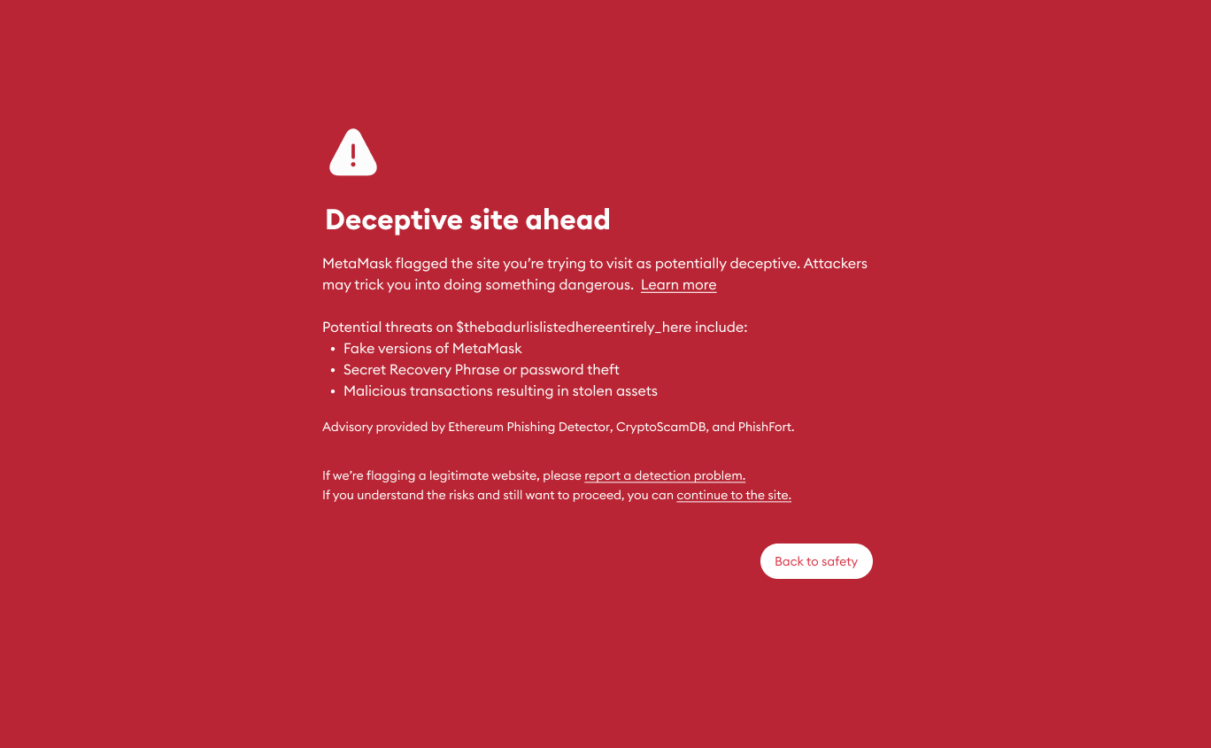 [Bug]: font-type is missing in v2.0 phishing warning page · Issue #18219 · MetaMask/metamask ...