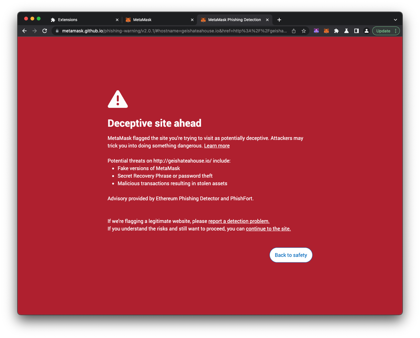 [Bug]: font-type is missing in v2.0 phishing warning page · Issue ...