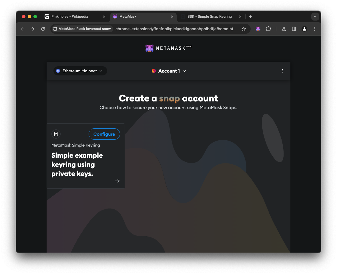 UI refinement for #add-snap-account · Issue #21106 · MetaMask/metamask-extension · GitHub