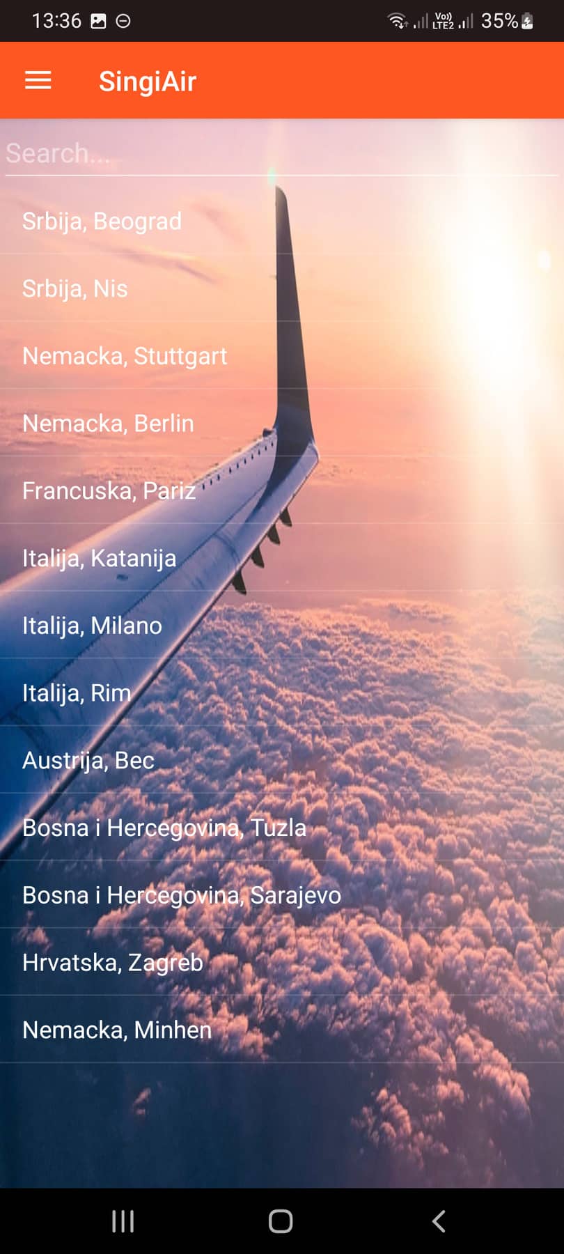 GitHub - brankomilovanovic/Airline-ticket-reservation: Android application for booking airline ...