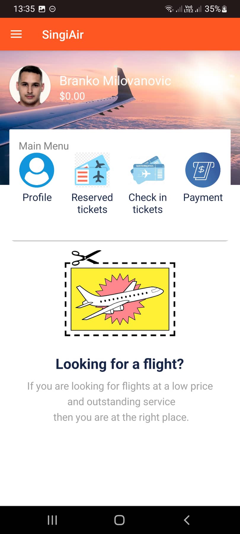GitHub - brankomilovanovic/Airline-ticket-reservation: Android ...