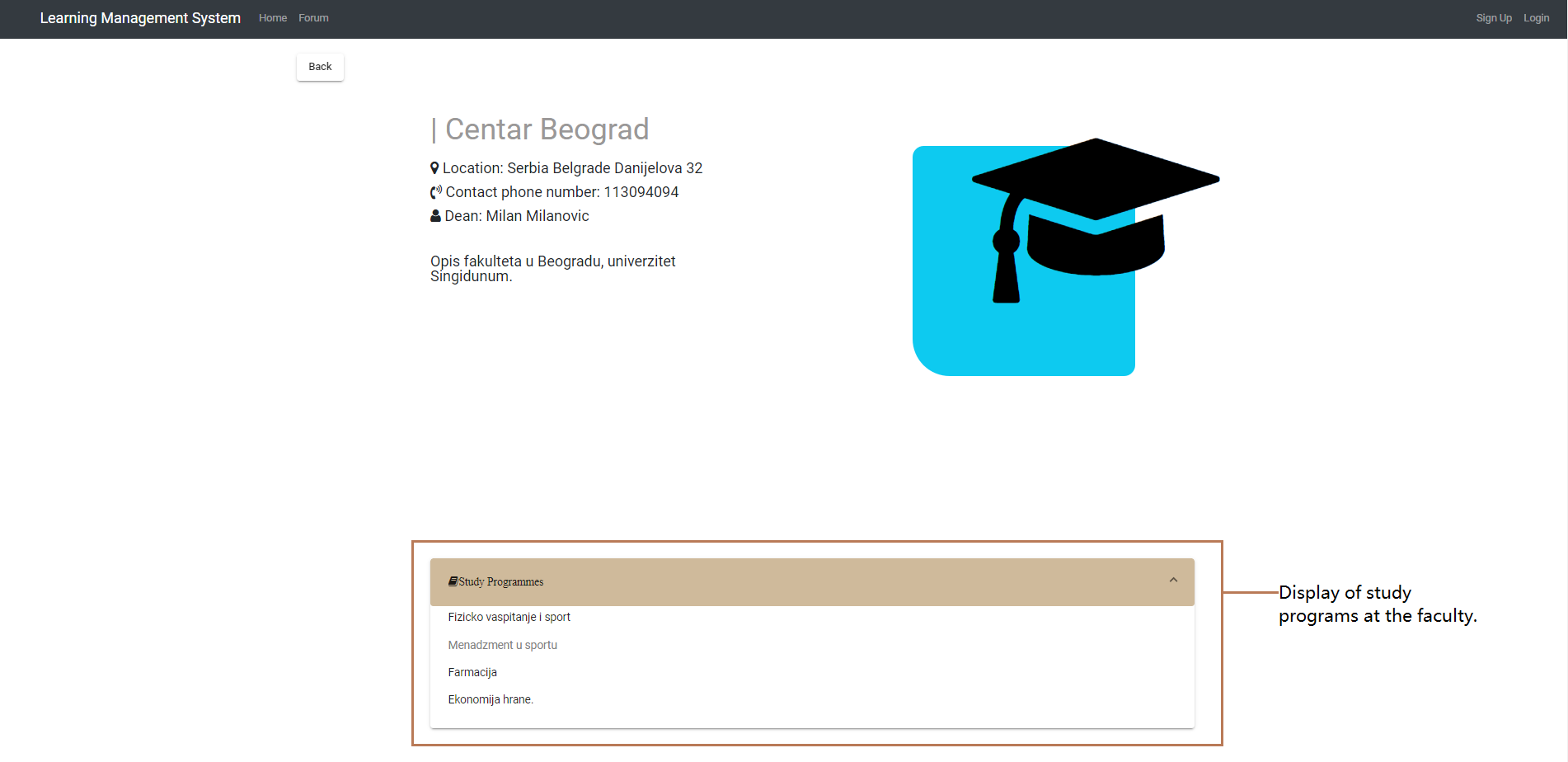 GitHub - brankomilovanovic/Learning-Management-System: Learning Management System for the ...