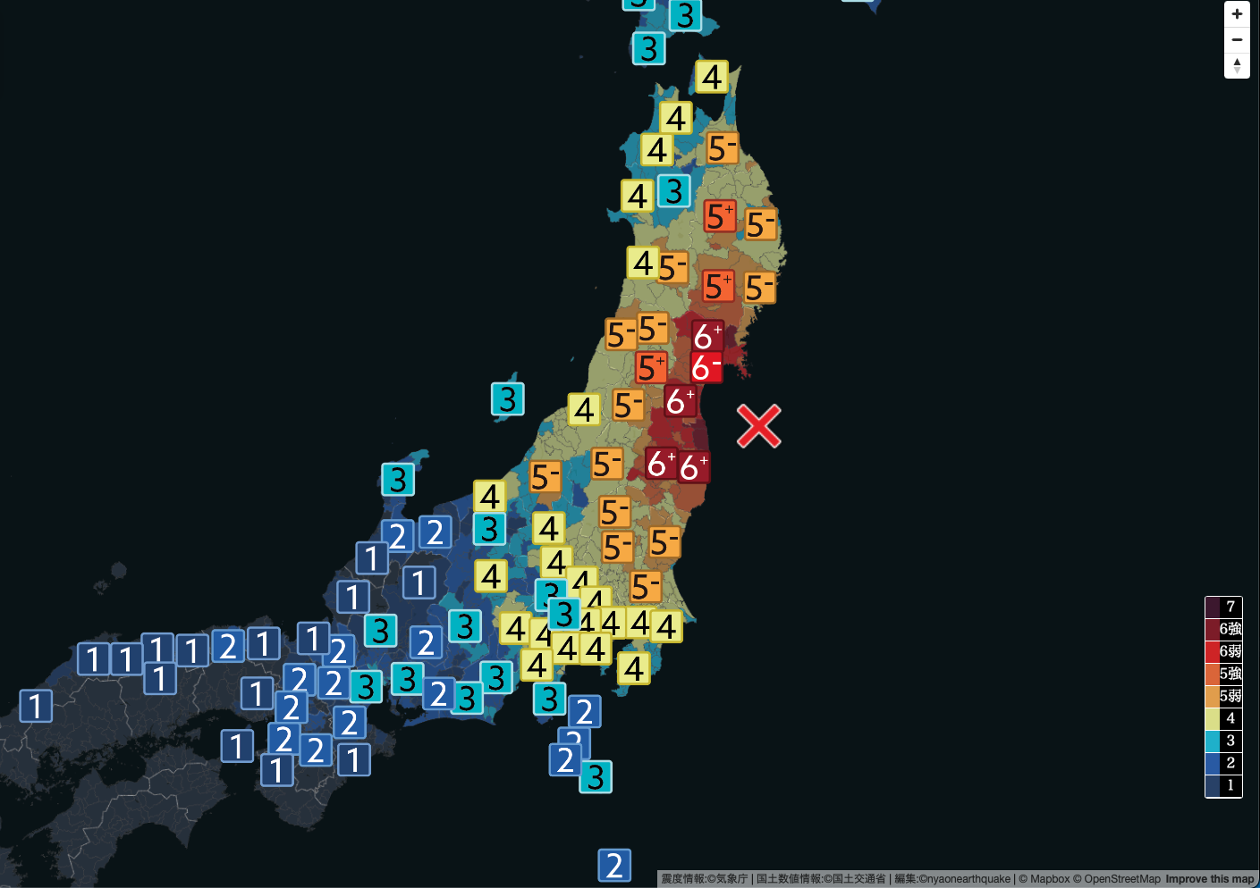 GitHub - Azarashiha/jma_eqmap