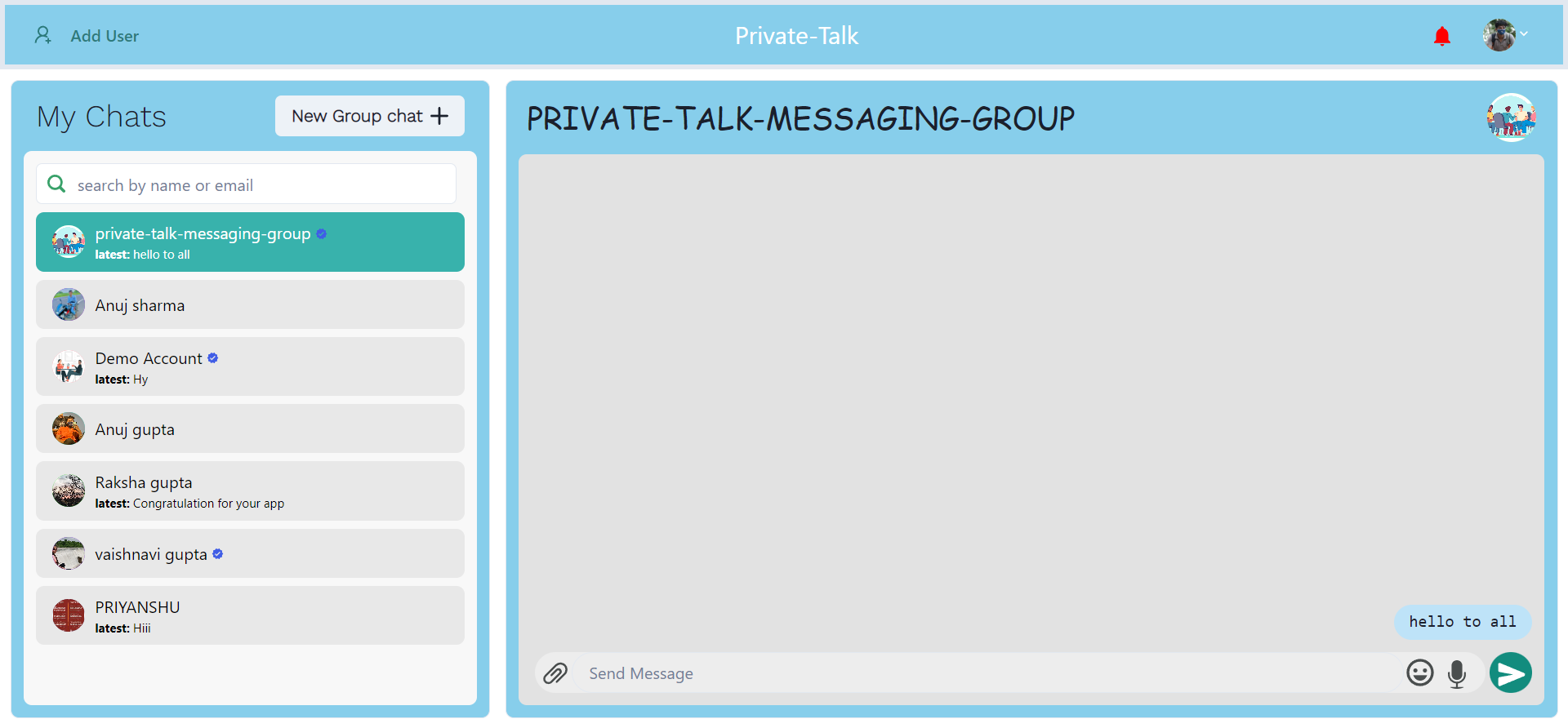 GitHub - ravig20/MERN-Private-Talk-Messaging: This is a the most advanced project using concept ...