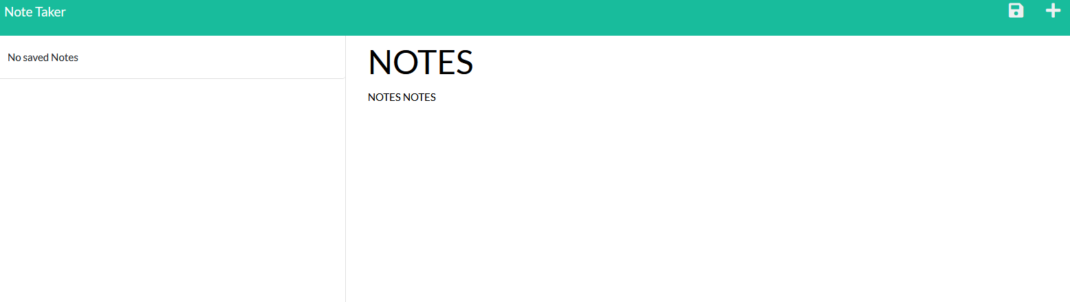 Github Jendevane Note Taker