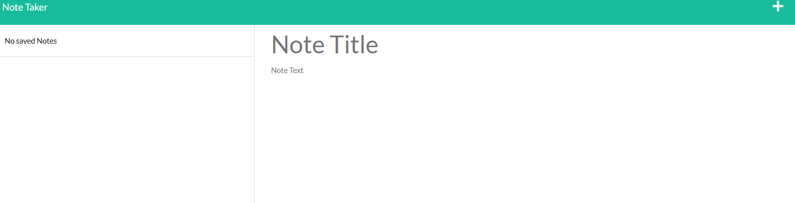 Github Jendevane Note Taker