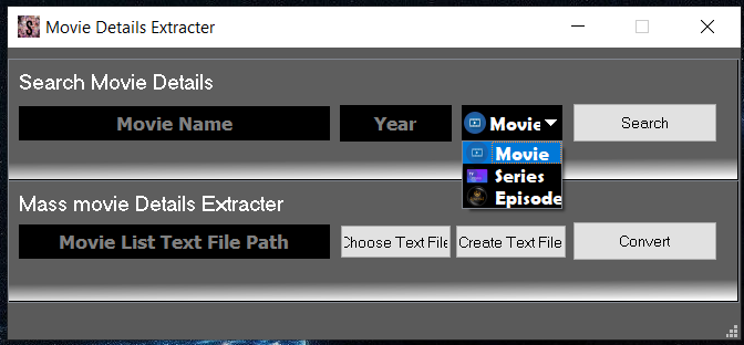 GitHub - HasithaSuneth/Movie-Details-Finder: Movies / TV series details ...
