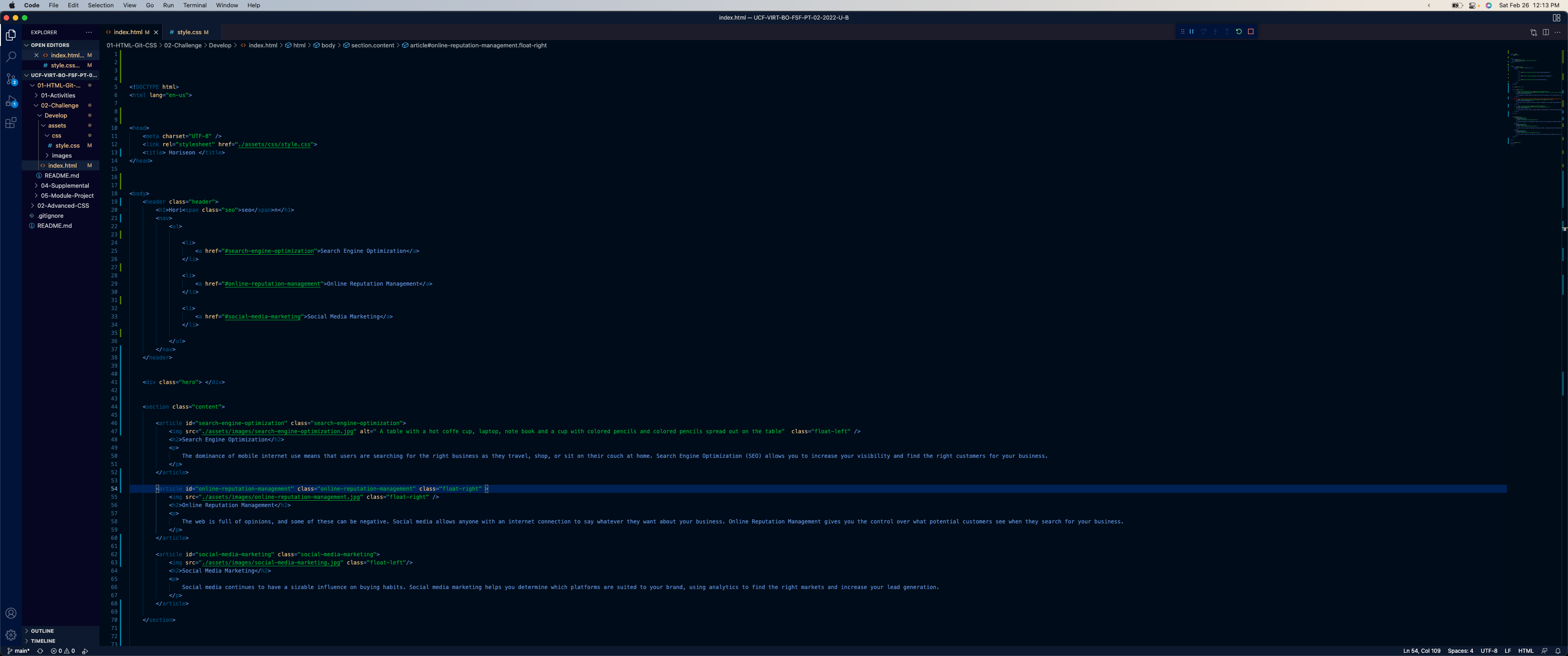 GitHub - Casres/Horiseon_Repository