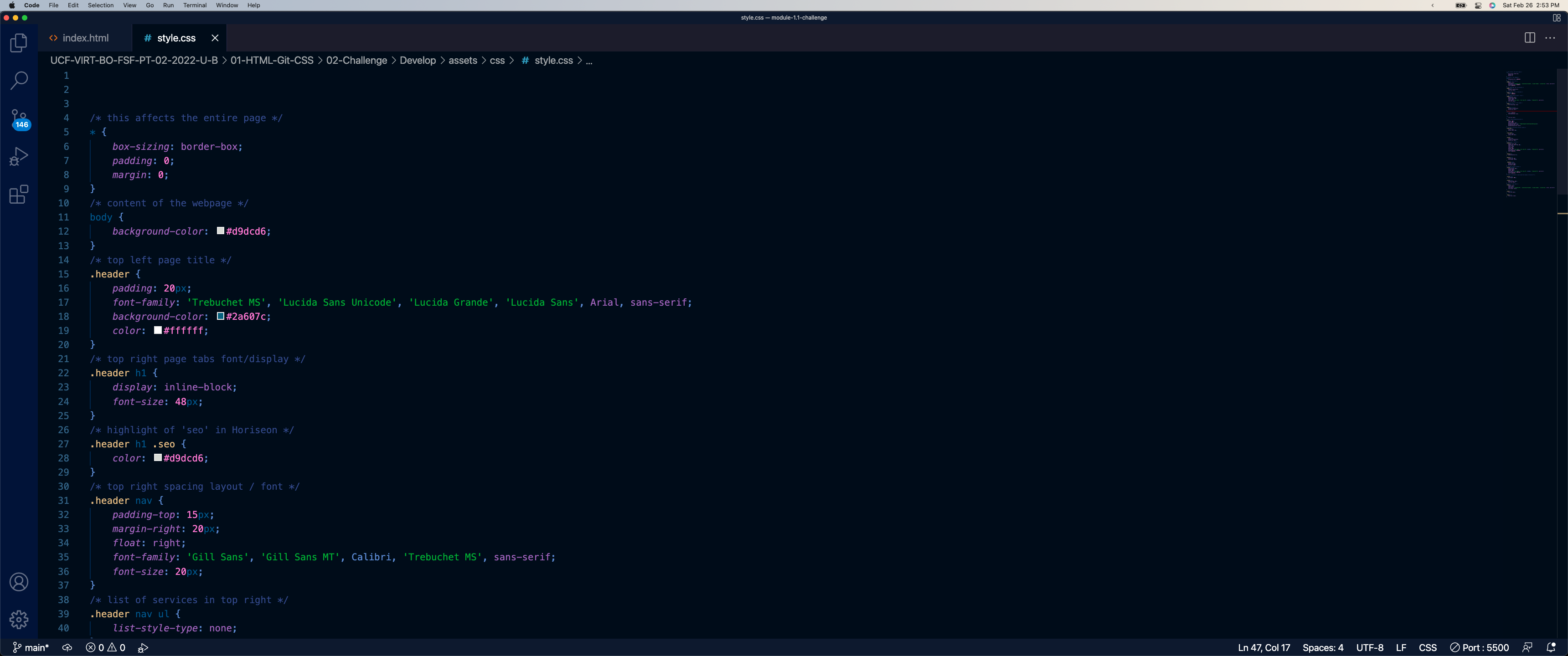 GitHub - Casres/Horiseon_Repository