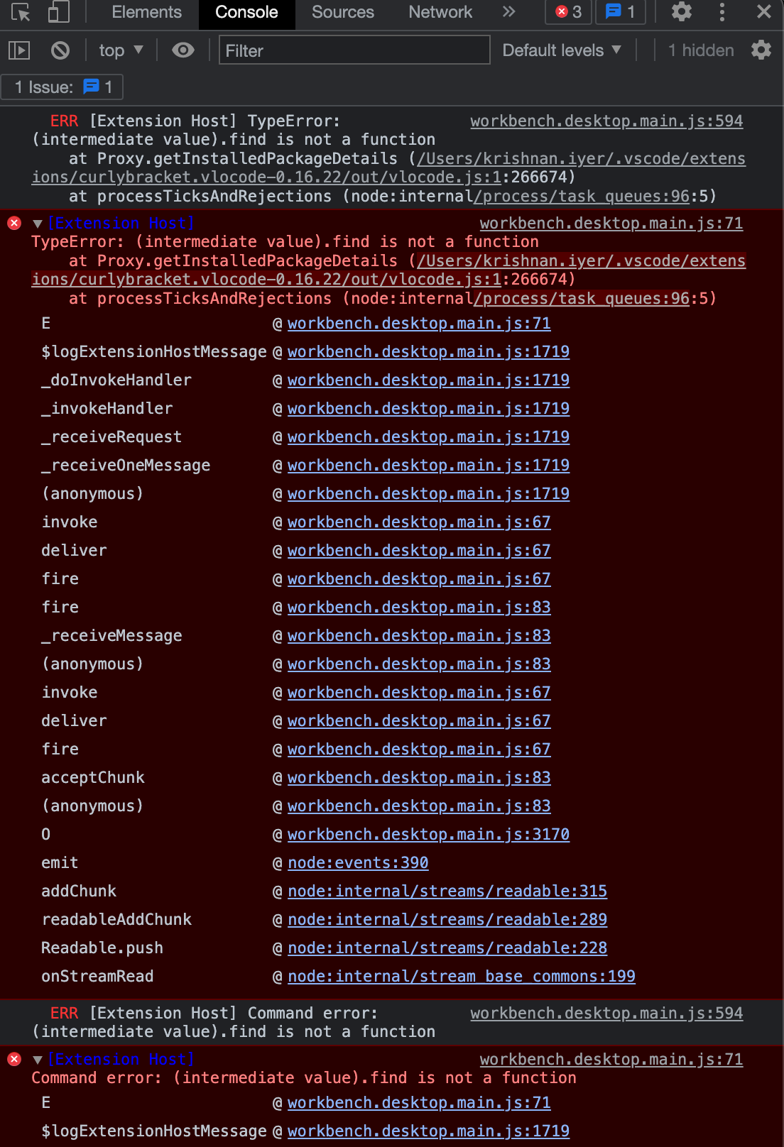 Command error: (intermediate value).find is not a function Salesforce Vlocity Integration ...
