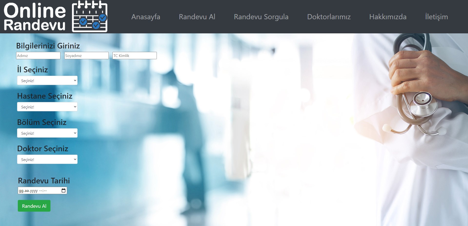 GitHub - MustafaPeynirci/Hospital-Appointment-System