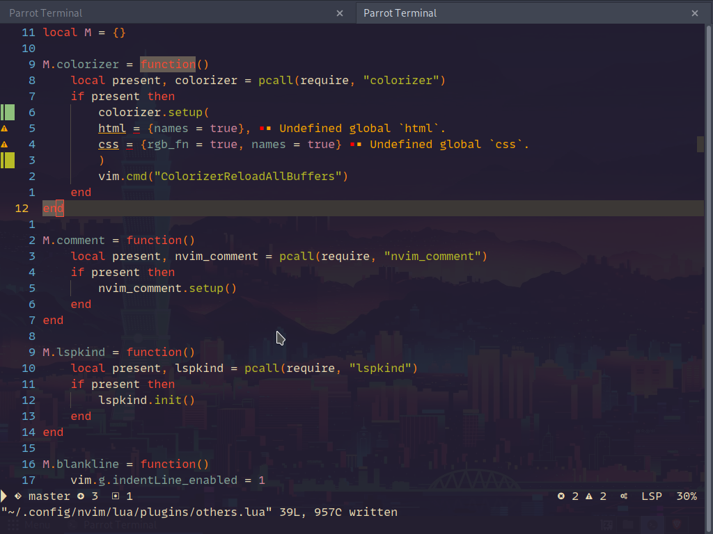 customization for the colorizer · Issue #255 · NvChad/NvChad · GitHub