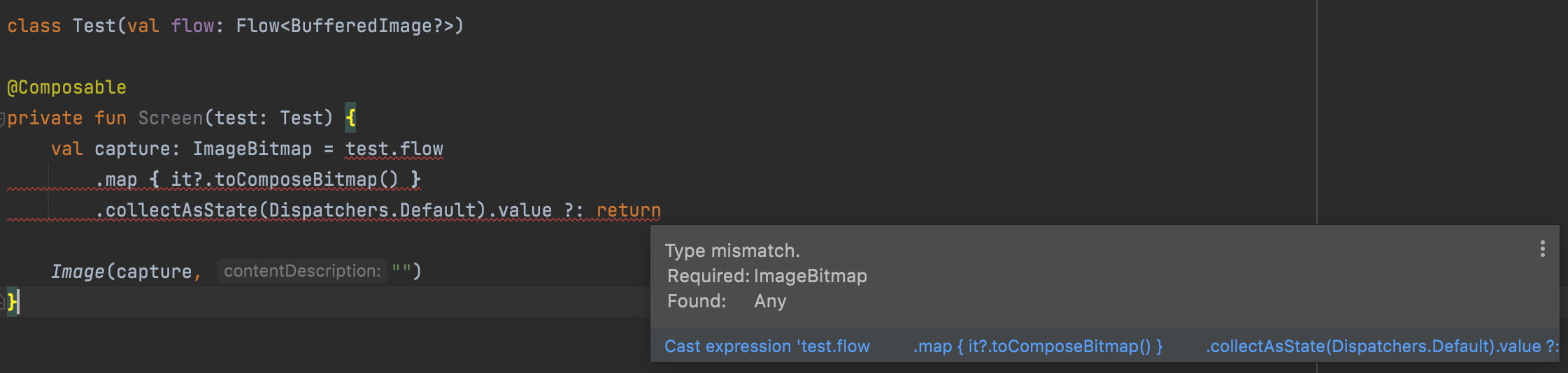 Composable Type Mismatch Found Any · Issue 1253 · Jetbrainscompose Multiplatform · Github 7280