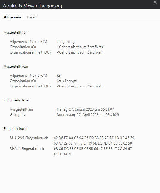 Website Zertifiicate expired · Issue #485 · leokhoa/laragon · GitHub