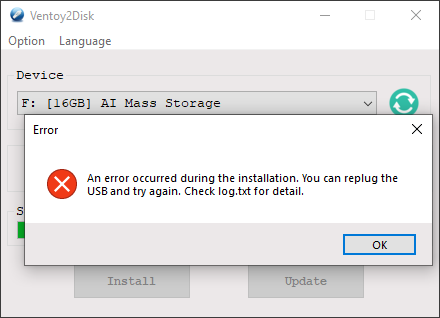 [issue]: · Issue #1011 · ventoy/Ventoy · GitHub