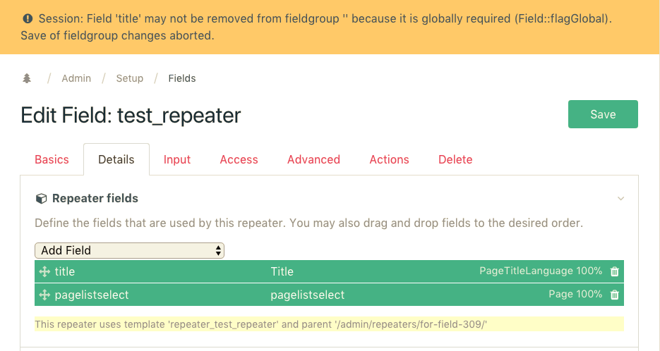 Can't remove "title" field from repeater · Issue #427 · processwire/processwire-issues · GitHub