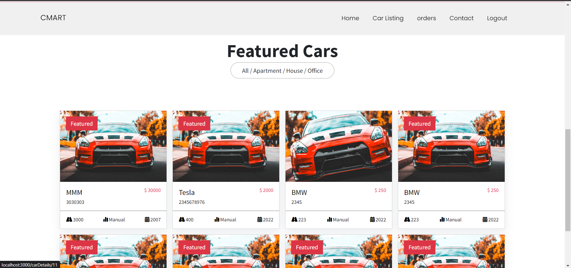 GitHub - AnasThaher/car-shop-react
