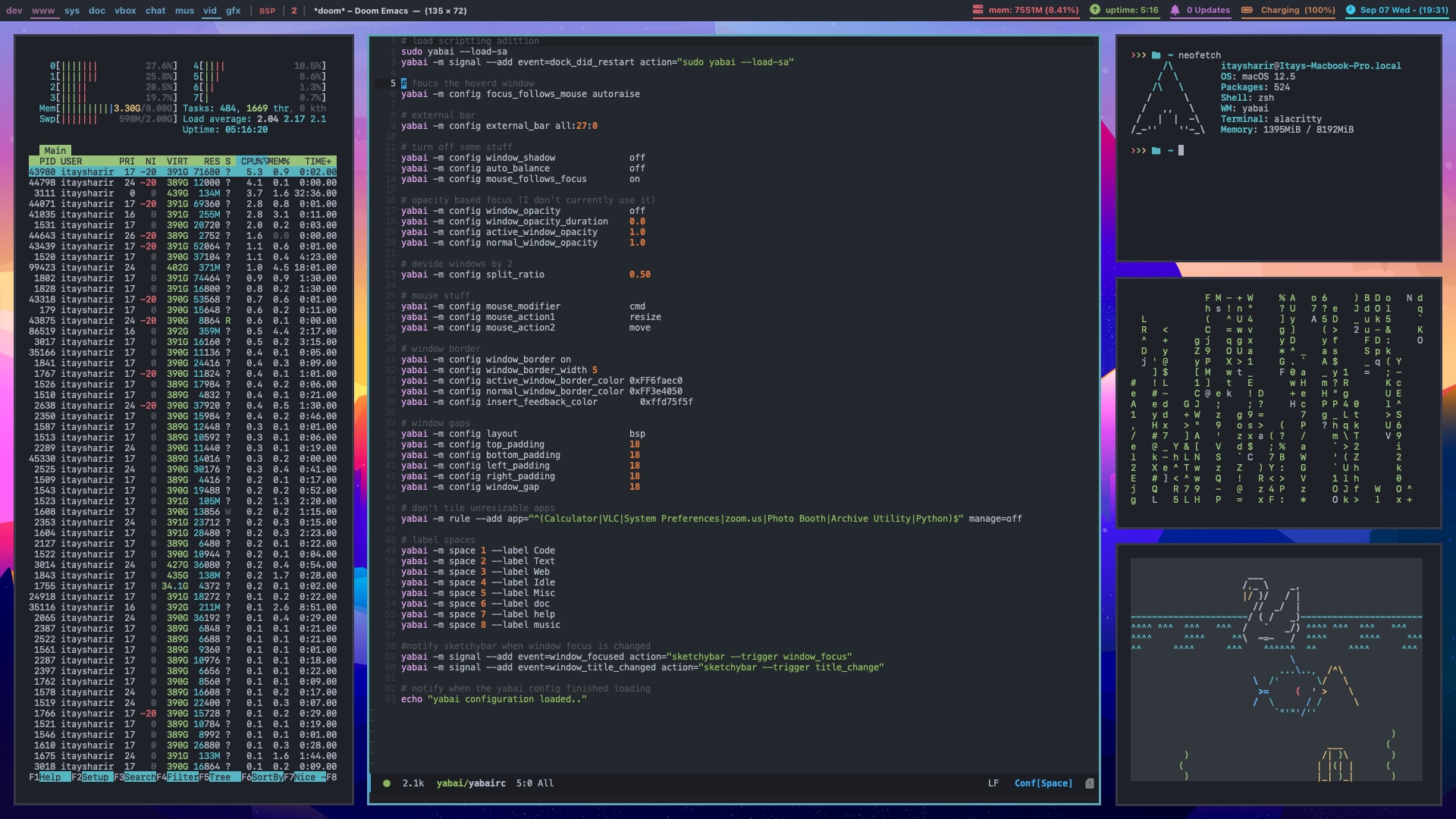 Share your setups · Discussion #47 · FelixKratz/SketchyBar · GitHub