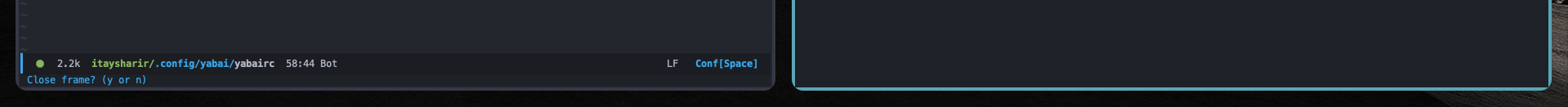 Disable rounded borders in yabai v5.0.0 · Issue #1446 · koekeishiya/yabai · GitHub