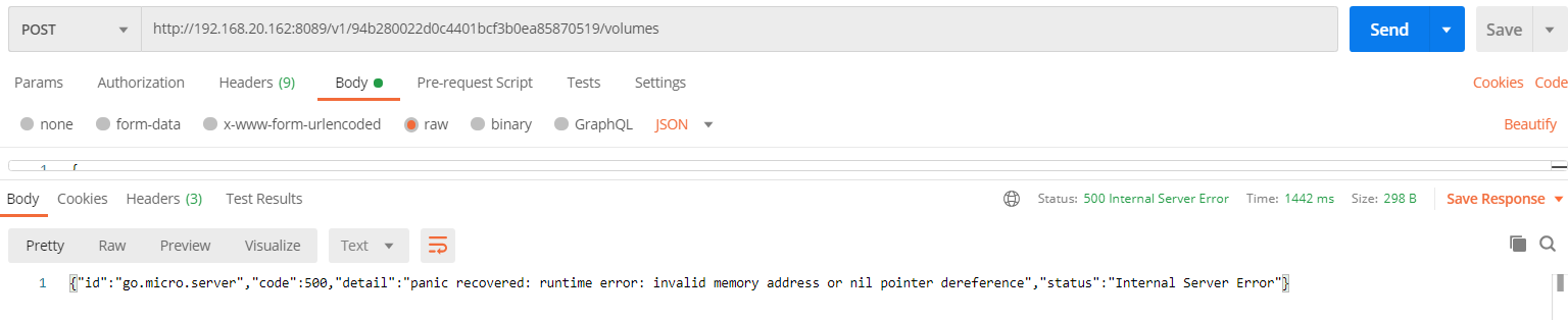 [AWS Block Support] Invalid memory address or nil pointer dereference for AWS Volume Creation ...