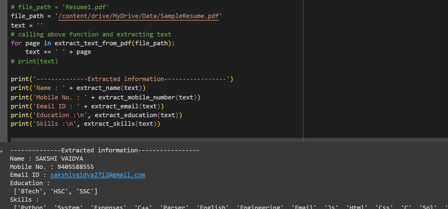 GitHub - SAKSHIVAIDYA2712/Resume-Parser
