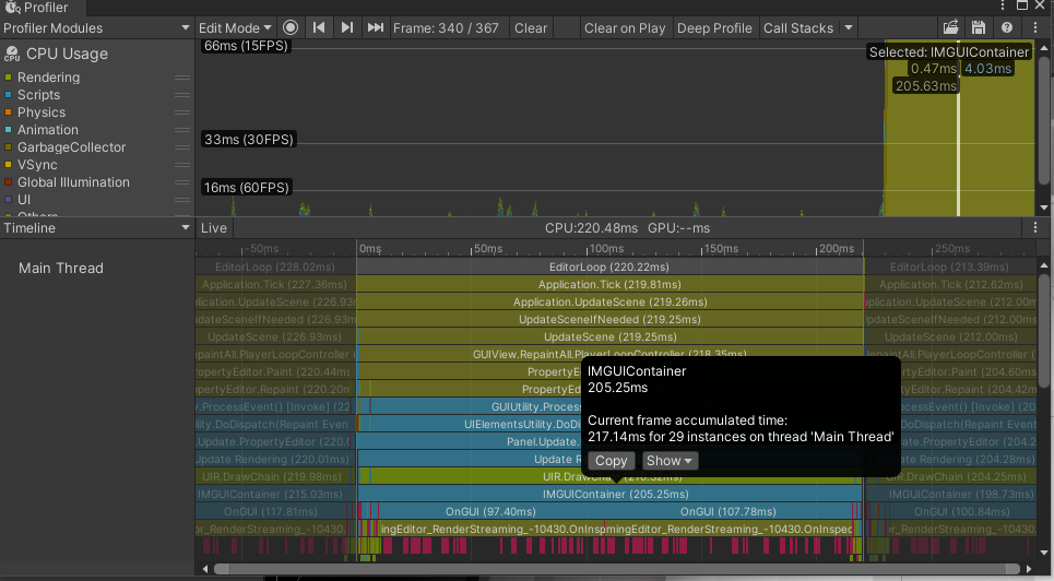 [BUG]: RenderStreamingEditor is absurdly slow · Issue #717 · Unity-Technologies ...