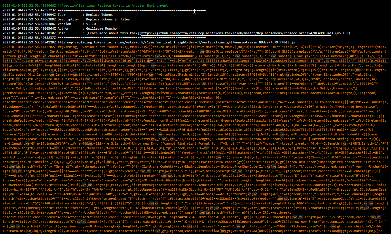Environment File Replacement Issue · Issue 298 · Qetzavsts Replacetokens Task · Github 