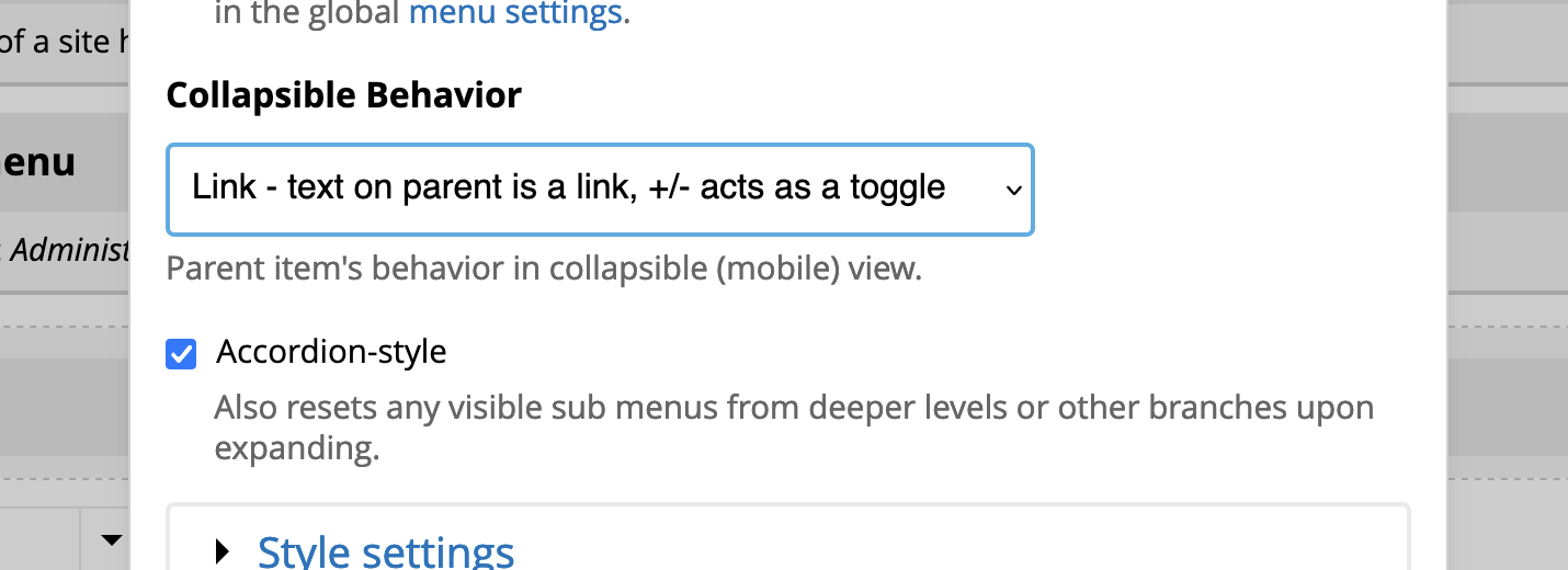 Add an option to change parent link behavior for responsive dropdown menus. · Issue #2370 ...
