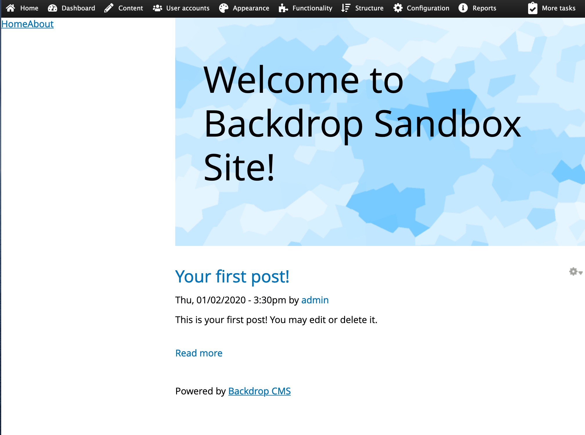 OOTB display issues with Basis · Issue #7 · backdrop-contrib/bamboo · GitHub