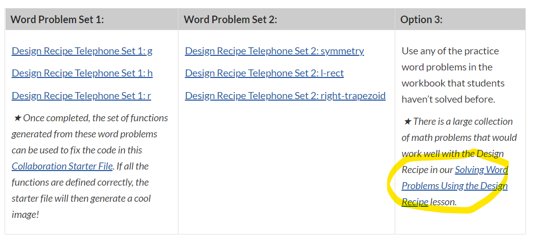 issues in "problem solving together" · Issue #1037 · bootstrapworld/curriculum · GitHub