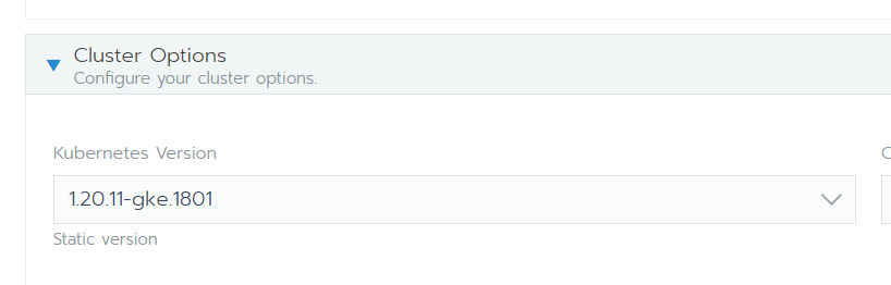 When Provisioning A Gke Cluster In Rancher Cluster Can Be Created With 