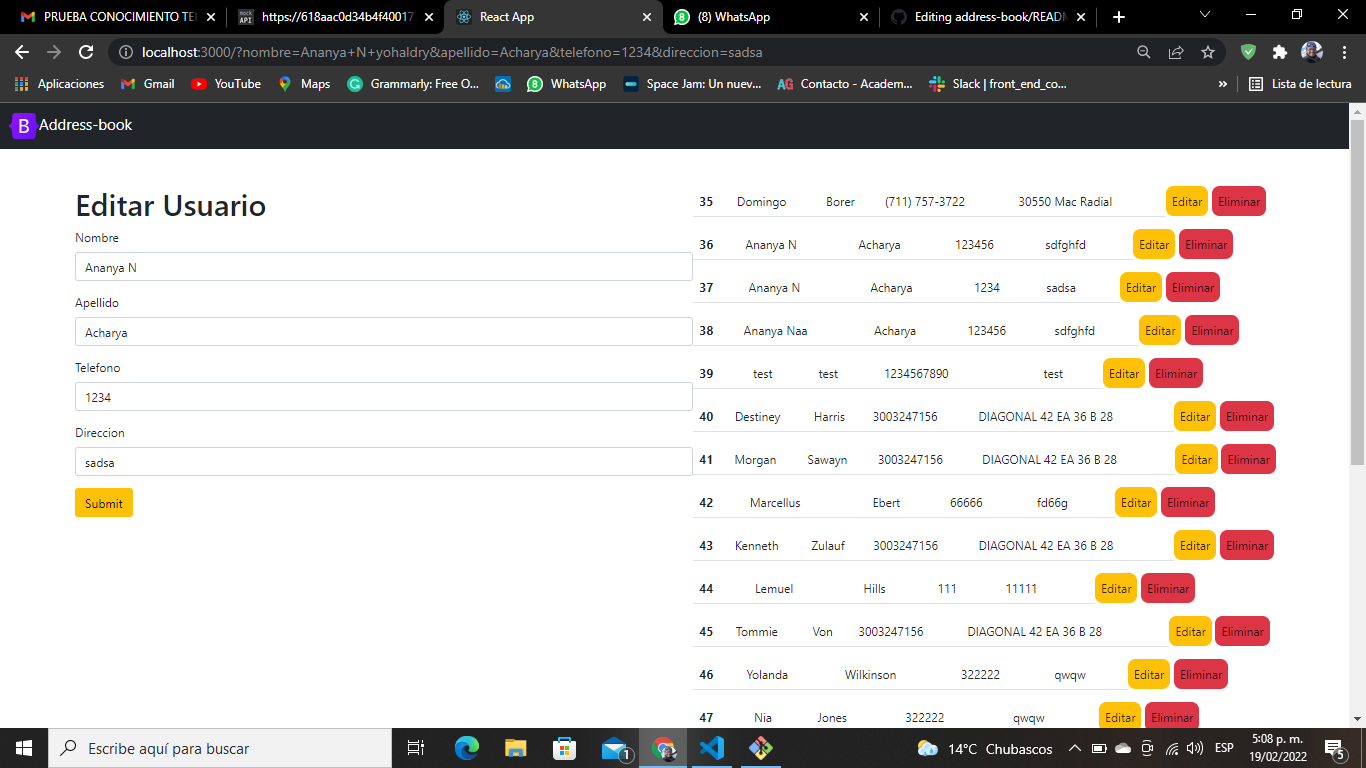 GitHub - Yohaldry/address-book