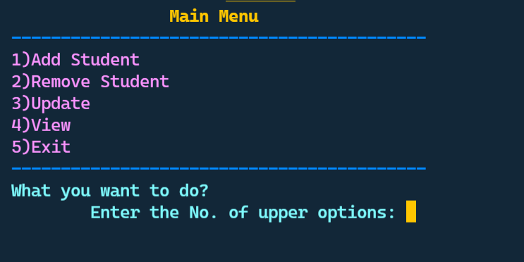 GitHub - ErrorCodeArnab/Console-based-Studen-Management-System: This is ...