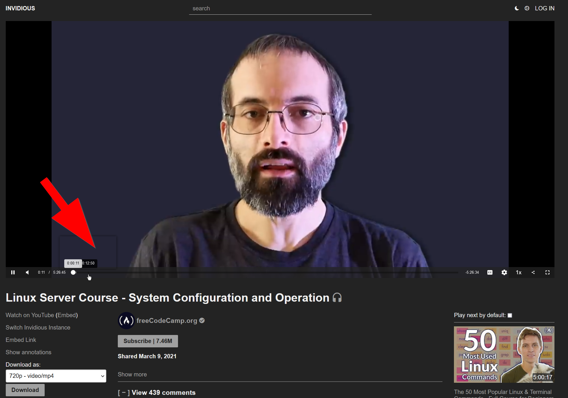 [Bug] No thumbnails with mouseover on playbar · Issue #3703 · iv-org/invidious · GitHub