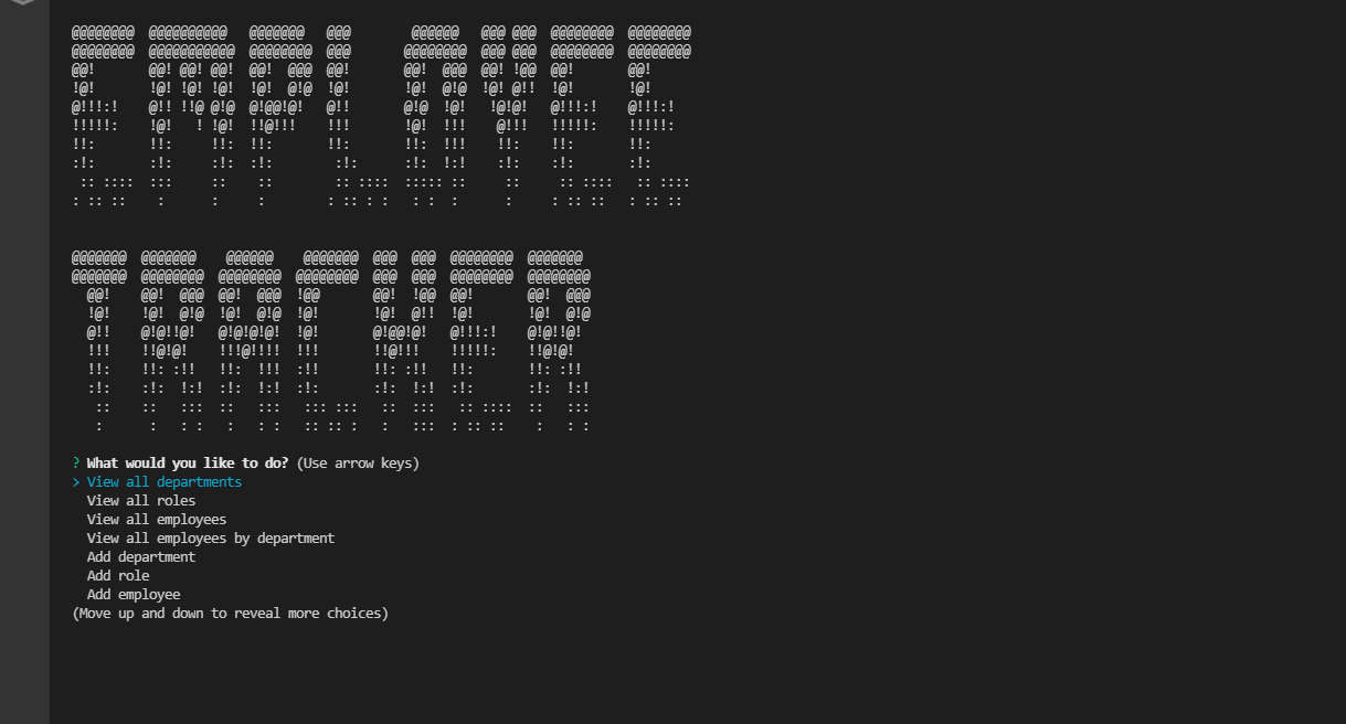 GitHub - Friel2021/Employee-Tracker: This application was created to ...