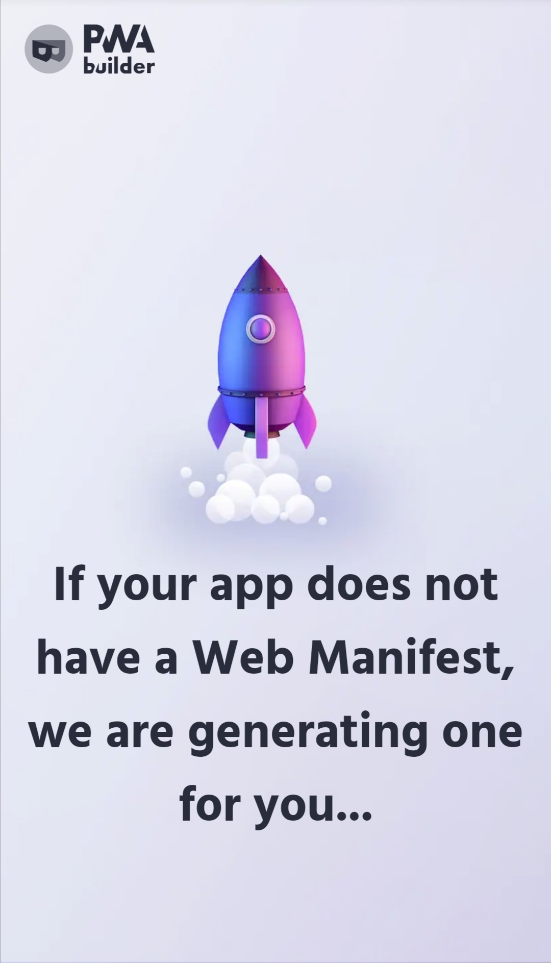 NEW PWA Builder is not working, very very to Slow?! · Issue #1922 · pwa-builder/PWABuilder · GitHub