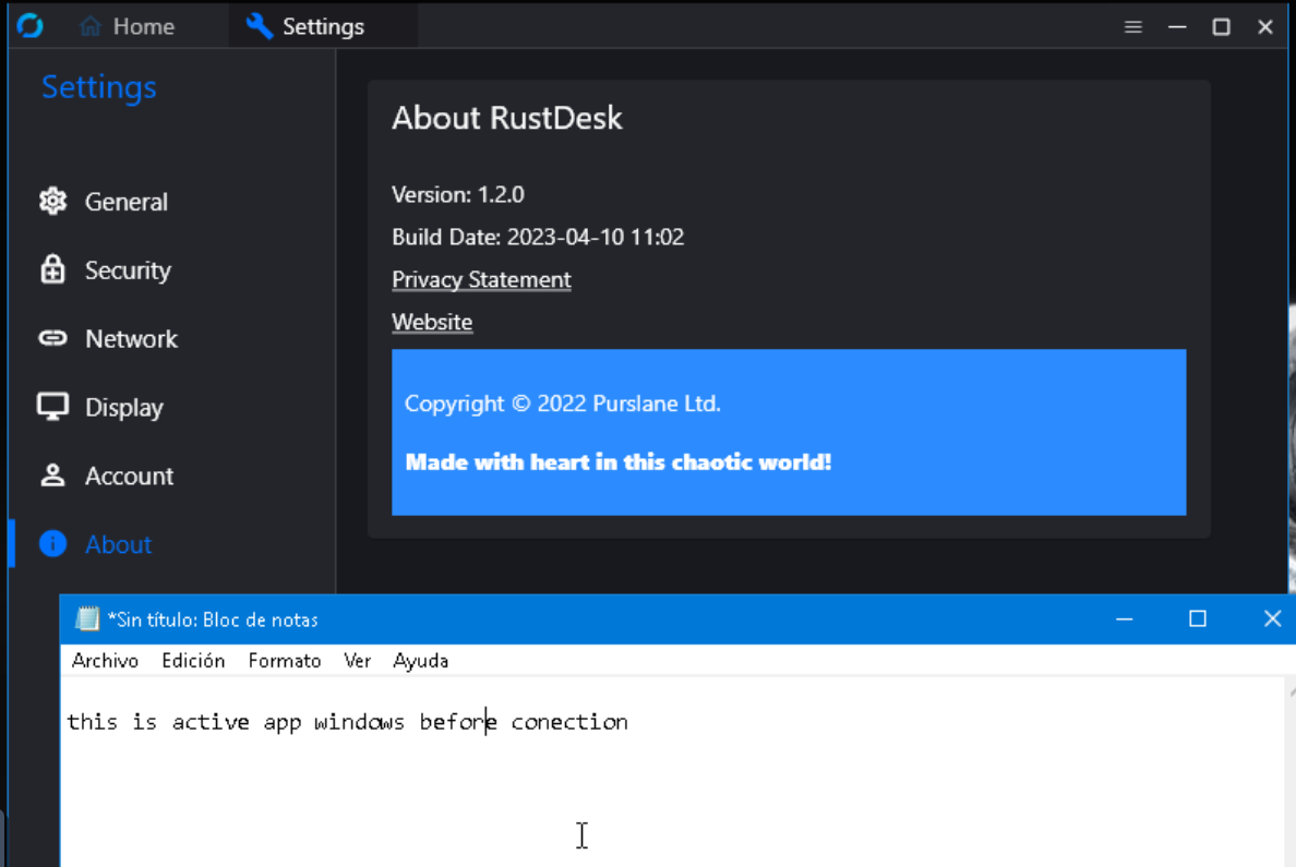 Active app lost focus when connecting to windows · Issue #4010 · rustdesk/rustdesk · GitHub