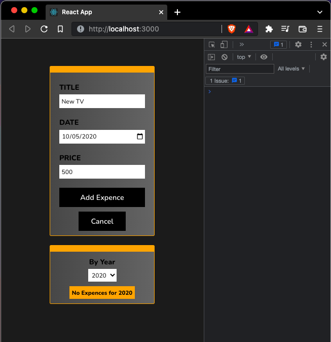 GitHub - NikDzub/React-Expence-Tracker