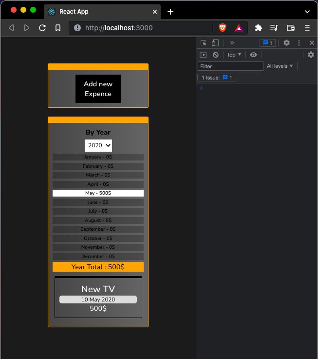 GitHub - NikDzub/React-Expence-Tracker