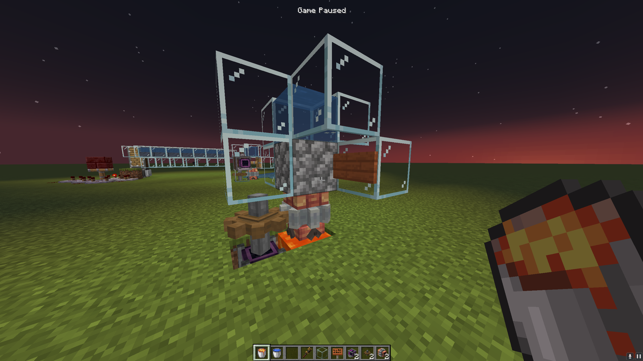 when pumping lava into a flowing or source water block, it produces ...