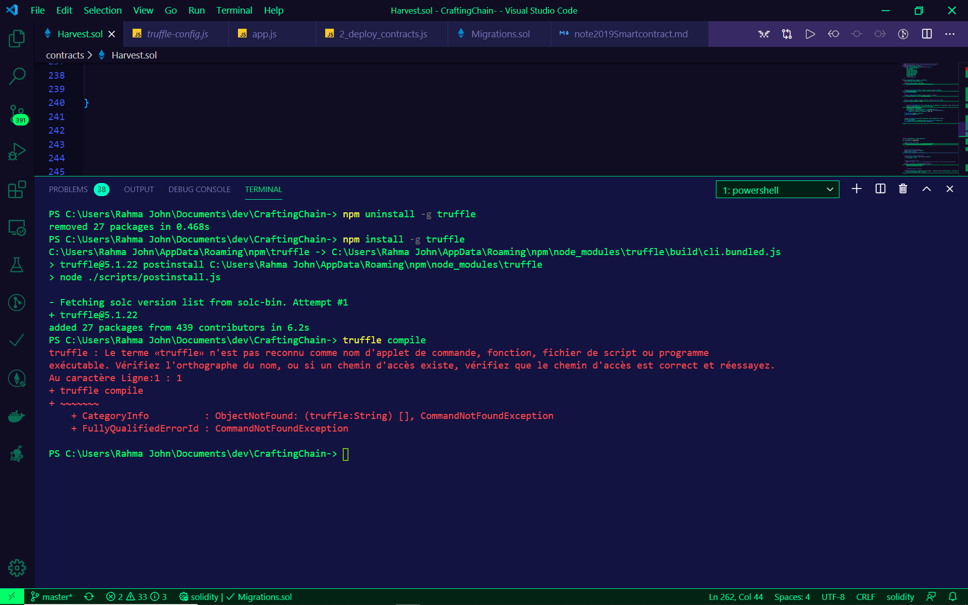 Command No Found After Update · Issue 2981 · Trufflesuite Truffle · Github