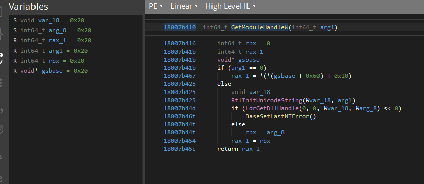 Variables view provides inconsistent values · Issue #3066 · Vector35/binaryninja-api · GitHub