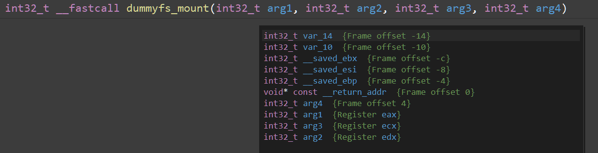 Confusion with fastcall and regparm · Issue #1741 · Vector35/binaryninja-api · GitHub