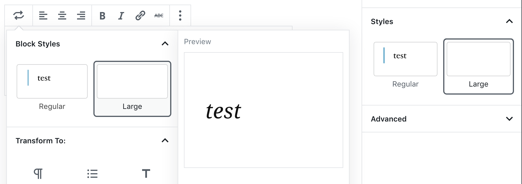 Block styles: Make block aware when rendered in styles preview · Issue ...