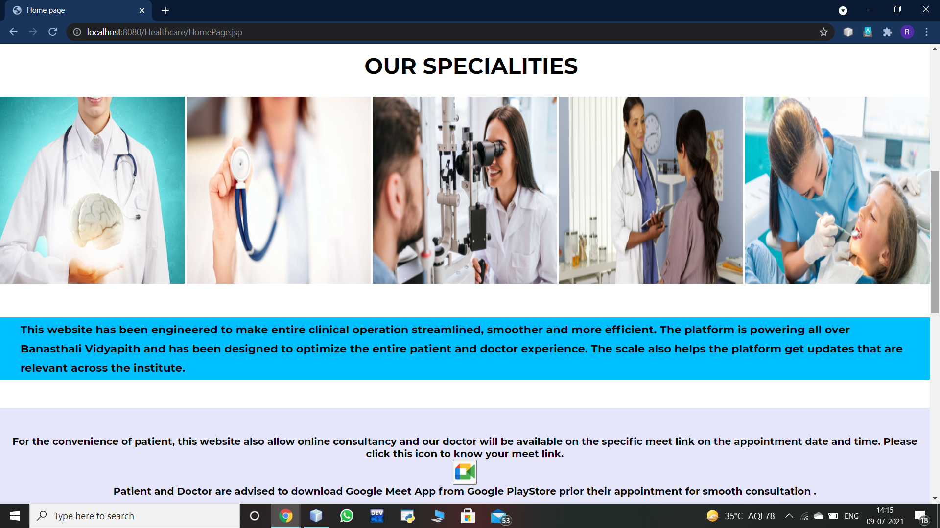 GitHub - RiyaNankani/E-Healthcare-Management-System: This web application will help Student and ...