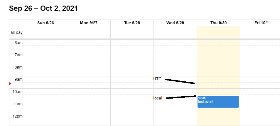 BUG: Programatically changing timeZone does not update nowIndicator · Issue #6571 · fullcalendar ...