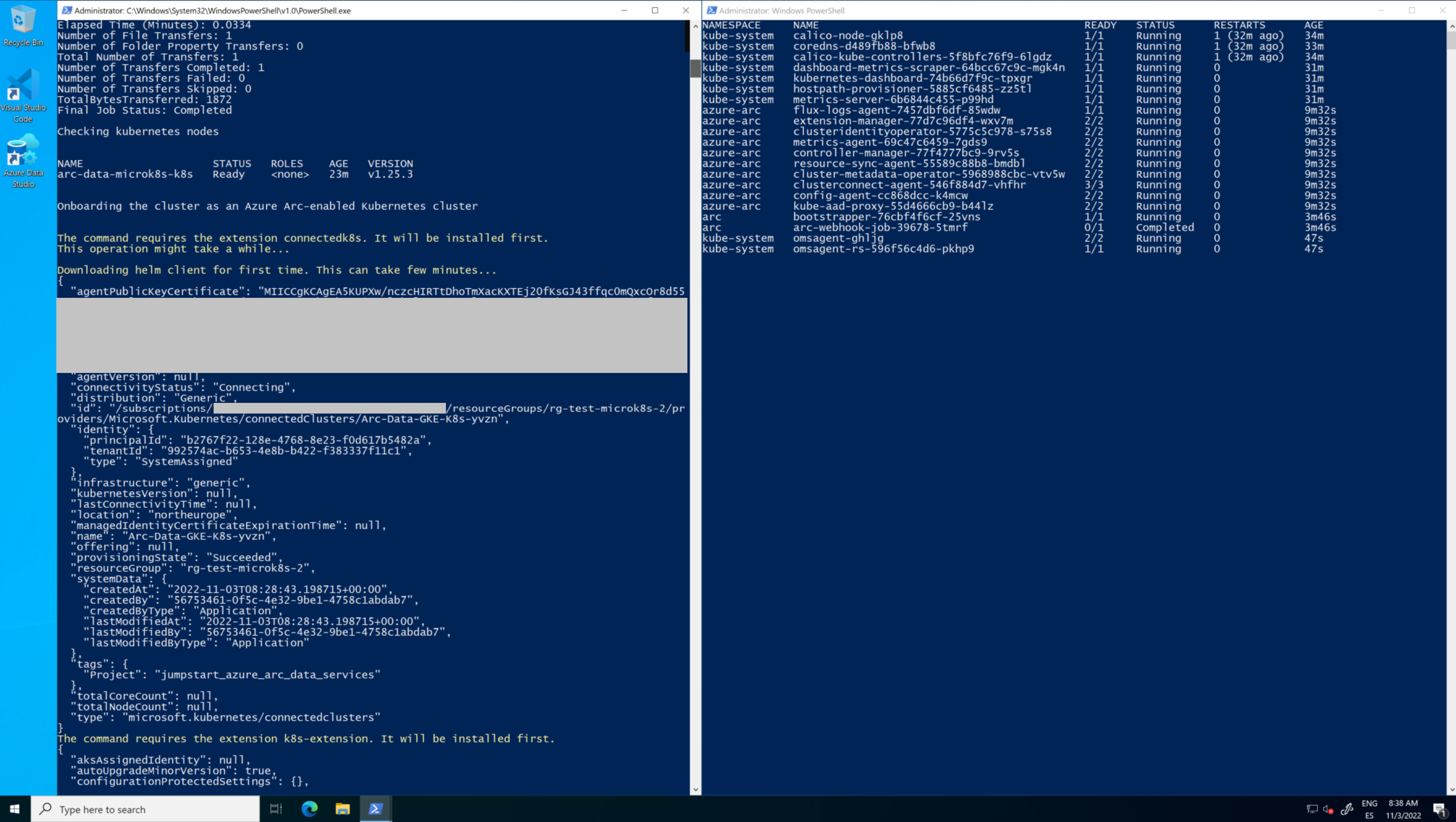 Data services Jumpstart (Postgres) fails for microk8s · Issue #1456 · microsoft/azure_arc · GitHub