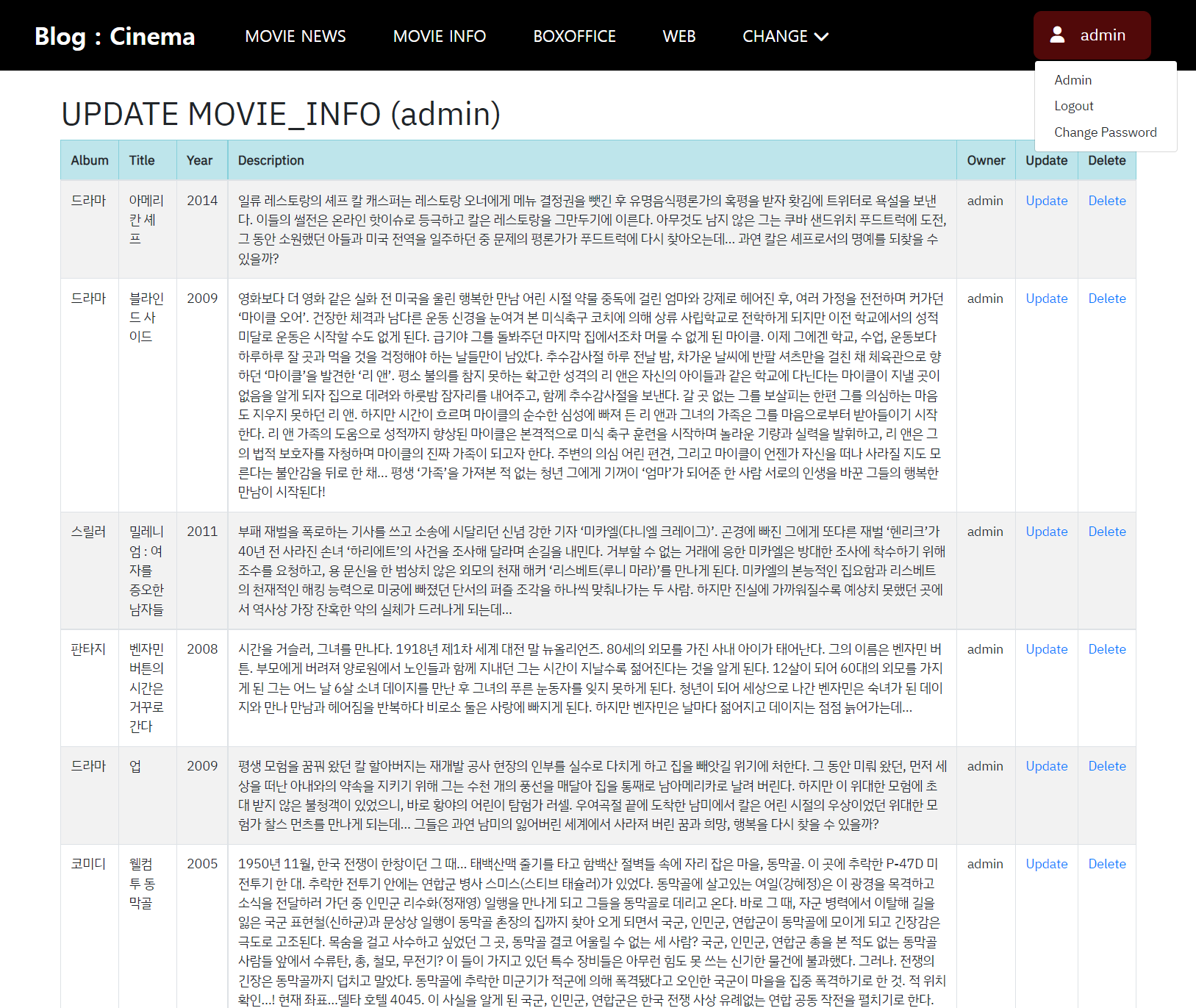 GitHub - Kim-Chae-Rin/Blog_Cinema